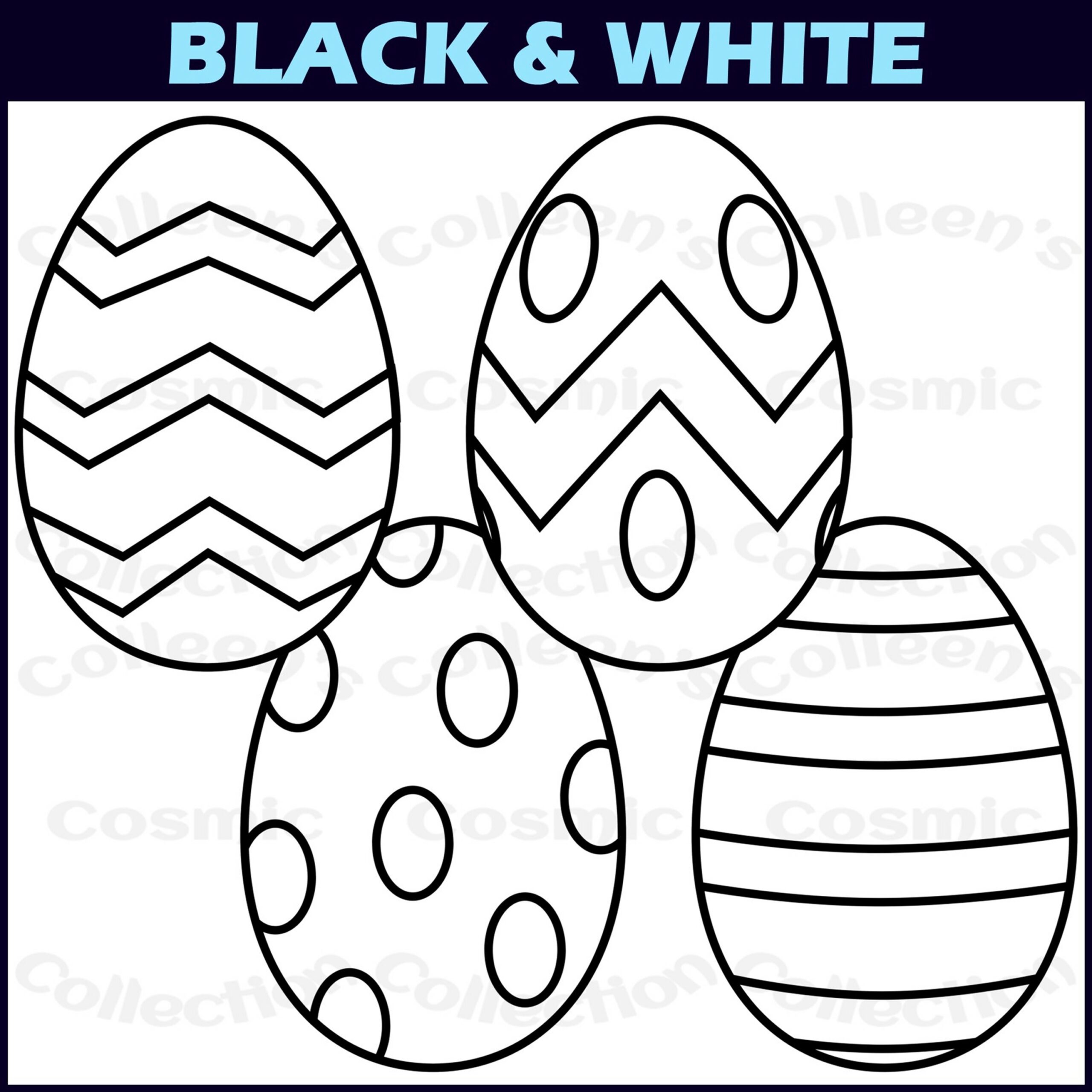 Easter Eggs Clipart | Made By Teachers
