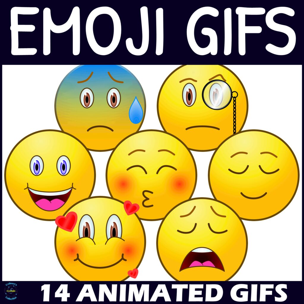 Animated GIF Emoji Clipart Set 6 | Made By Teachers