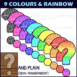 Glitter Punctuation Font Clipart - with Spanish Accents | Made By Teachers