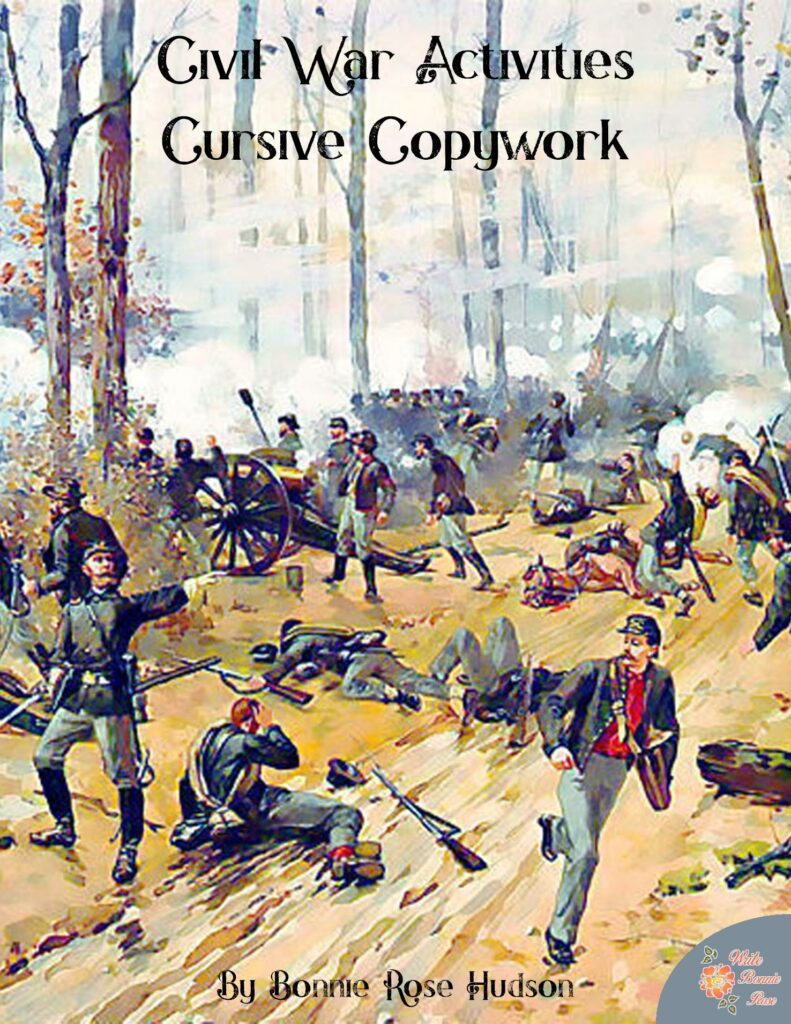 Civil War Activities for Kids: Cursive Copywork | Made By Teachers