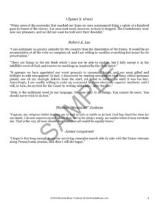 Civil War Activities for Kids: Cursive Copywork | Made By Teachers