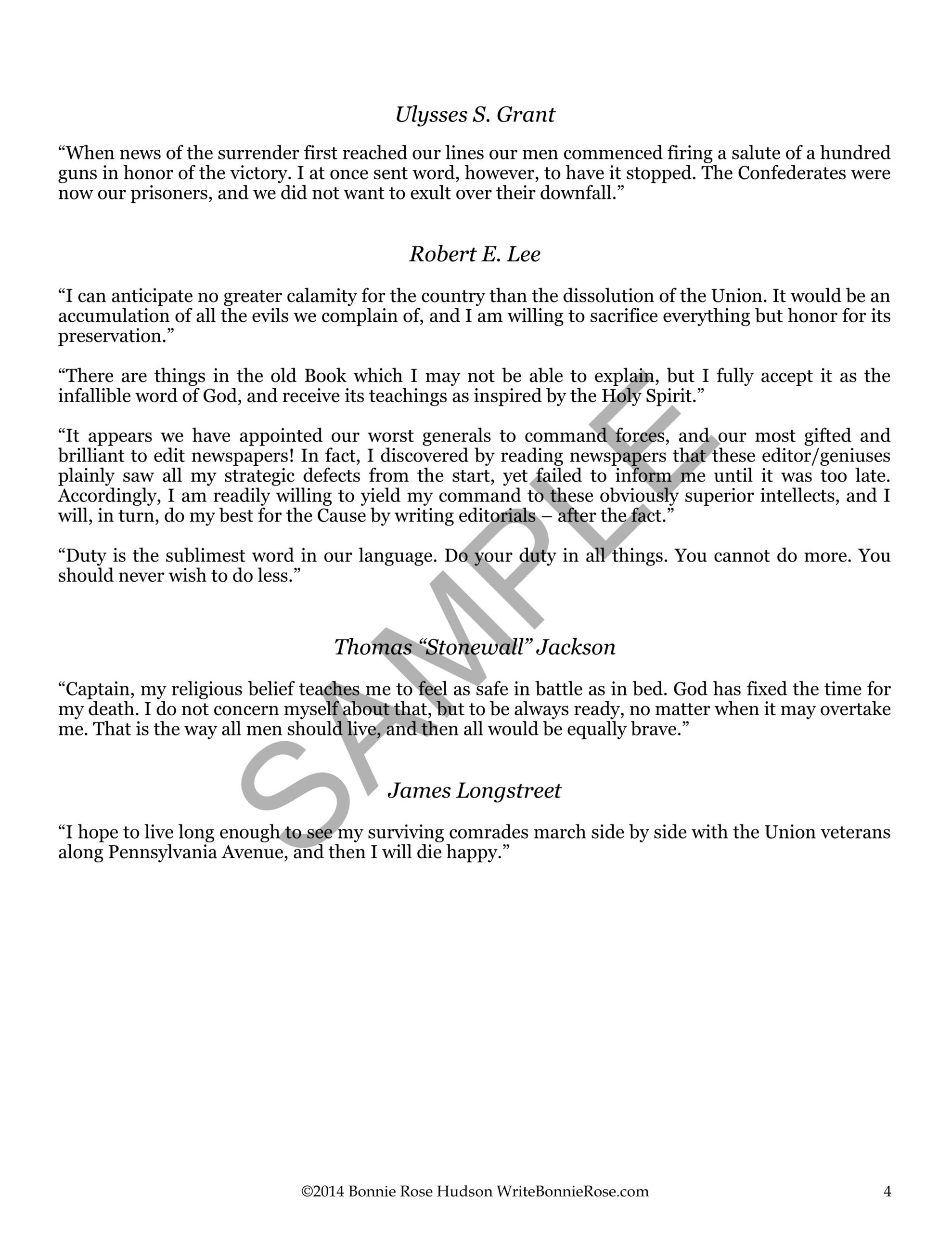 Civil War Activities for Kids: Cursive Copywork | Made By Teachers