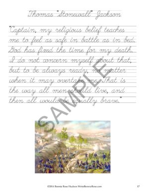 Civil War Activities for Kids: Cursive Copywork | Made By Teachers
