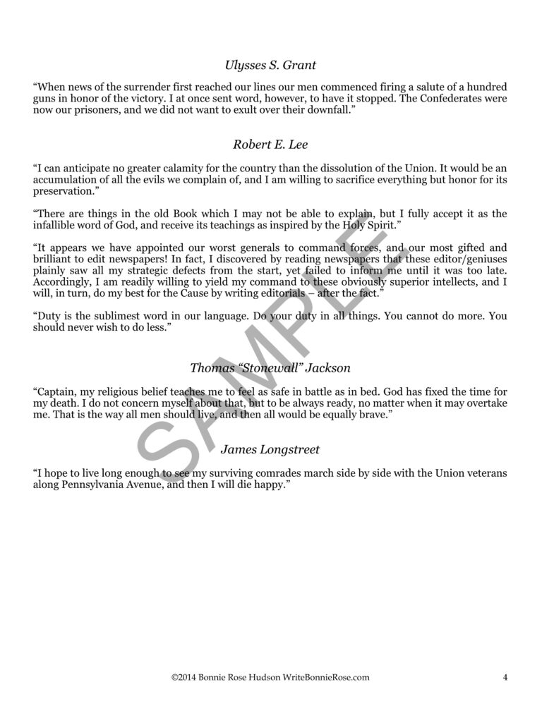 Civil War Activities for Kids: Print Copywork | Made By Teachers