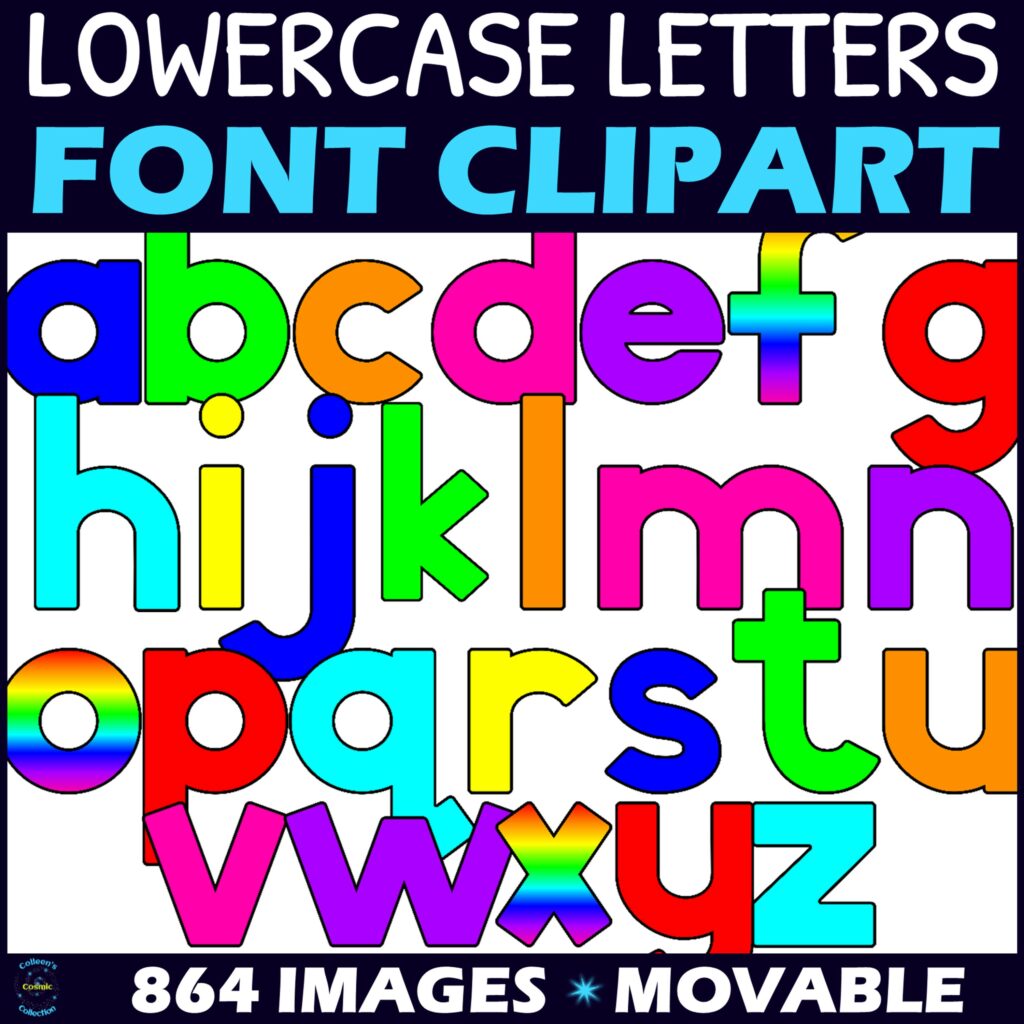Lowercase Letters Clipart | Made By Teachers