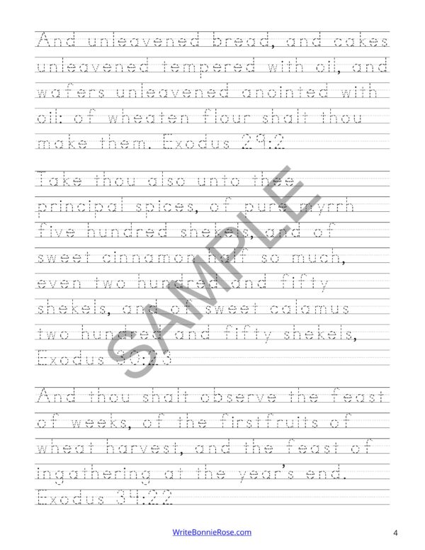 Herbs, Spices & Grains of the Bible Print Copywork | Made By Teachers