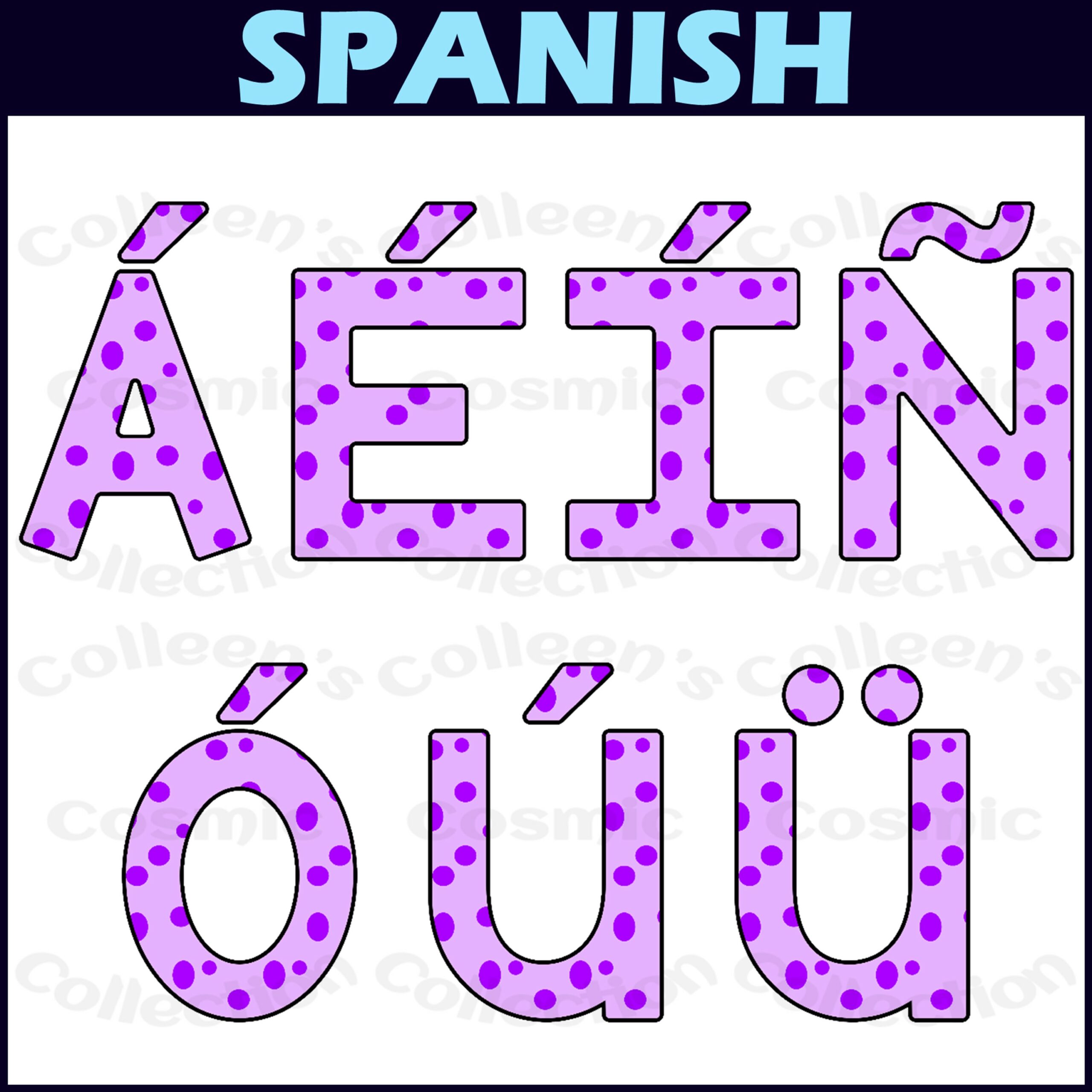 Spotted Uppercase Letters Font Clipart - Alphabet Clip Art | Made By ...