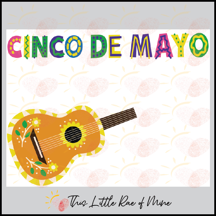 Cinco De Mayo - May 5th - Fifth of May - guitar - Mexico - Handprint ...