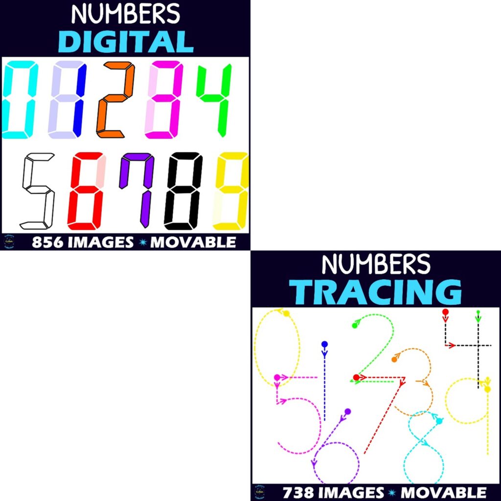 Font Clipart and Animated GIFs MEGA BUNDLE | Made By Teachers