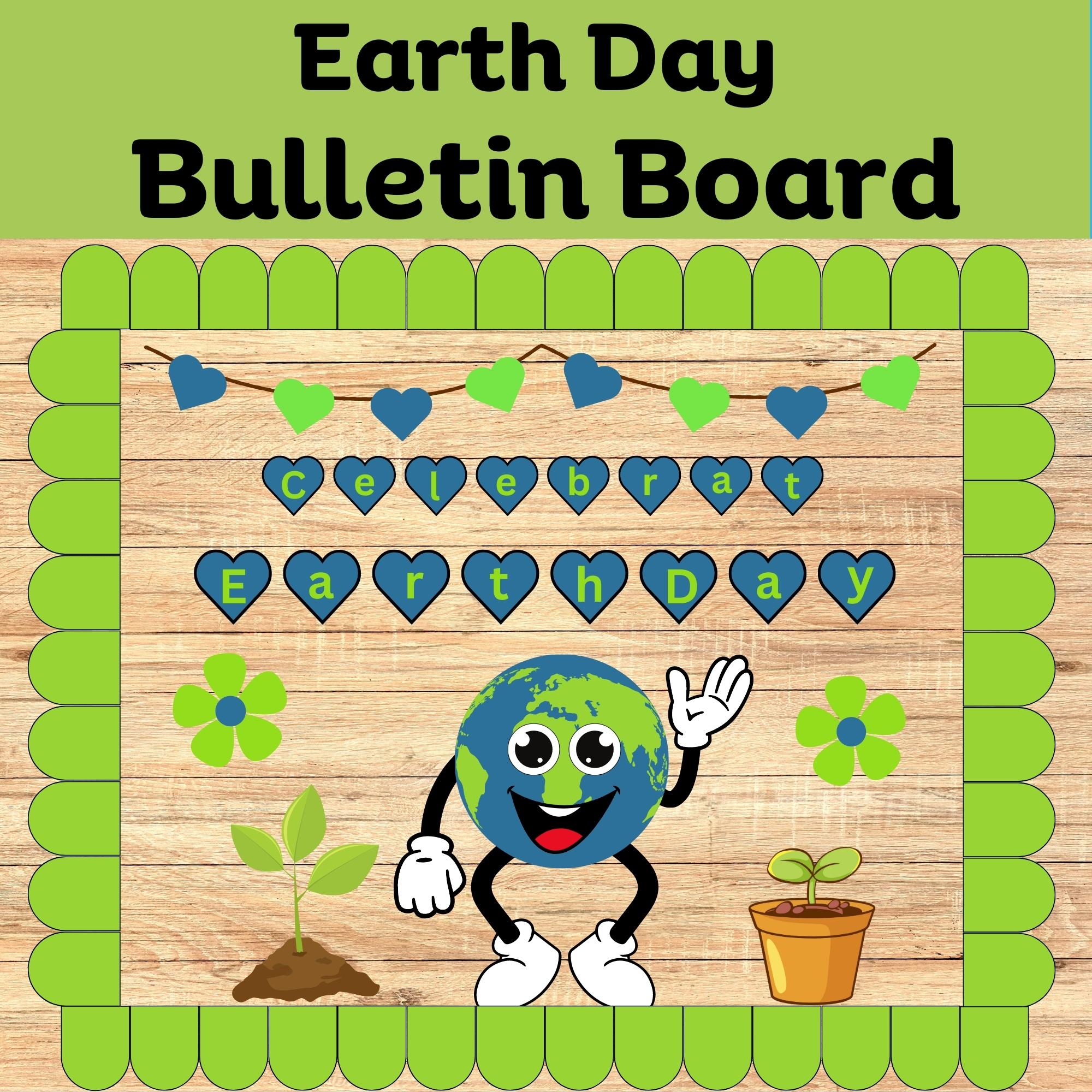 Earth Day Bulletin Board April Door Decor Classroom Display | Made By ...
