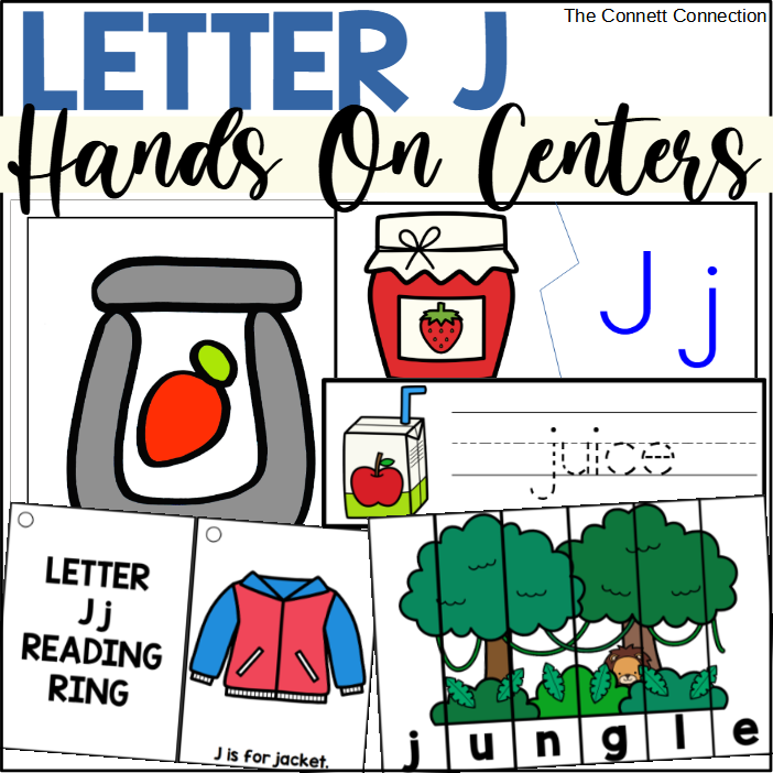 Letter J Hands On Centers | Made By Teachers