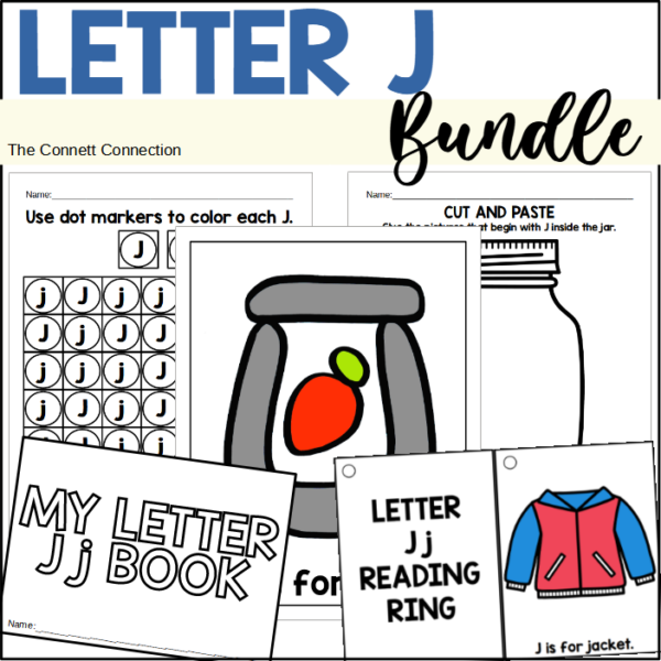 Letter J Worksheets and Hands On Centers Bundle | Made By Teachers