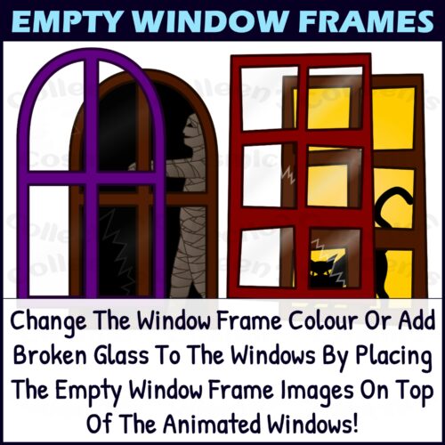 Animated Build a Haunted House Halloween GIFs | Made By Teachers