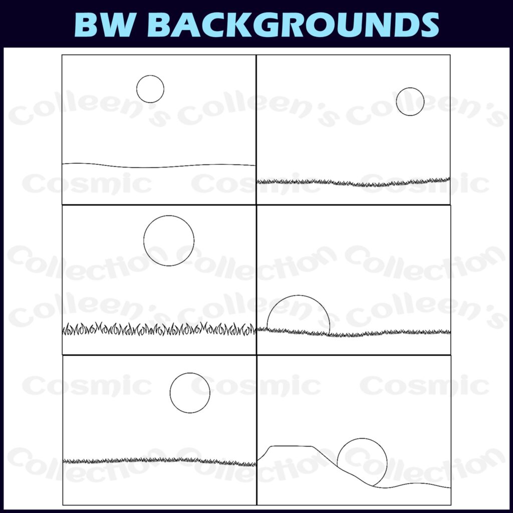 Halloween Build Your Own Scene Clipart | Made By Teachers