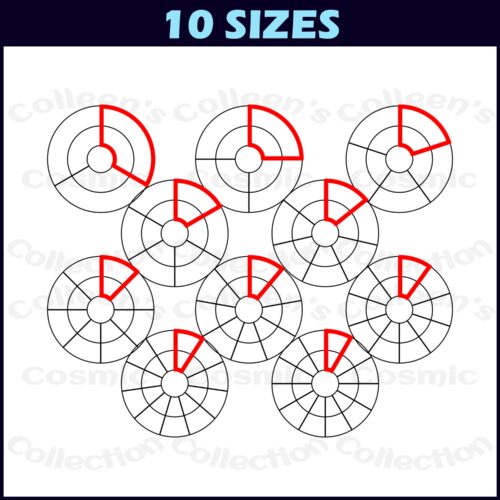 Double Ring Math Wheels Clipart - Multiplication Wheels | Made By Teachers