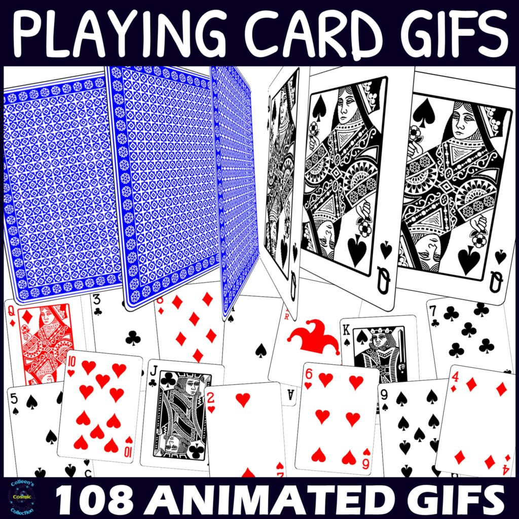 Playing Card GIFs - Animated Playing Cards | Made By Teachers
