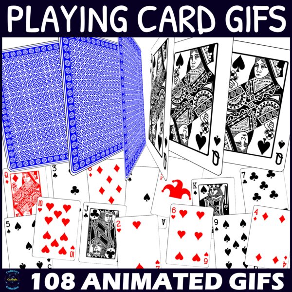 Playing Card GIFs - Animated Playing Cards | Made By Teachers