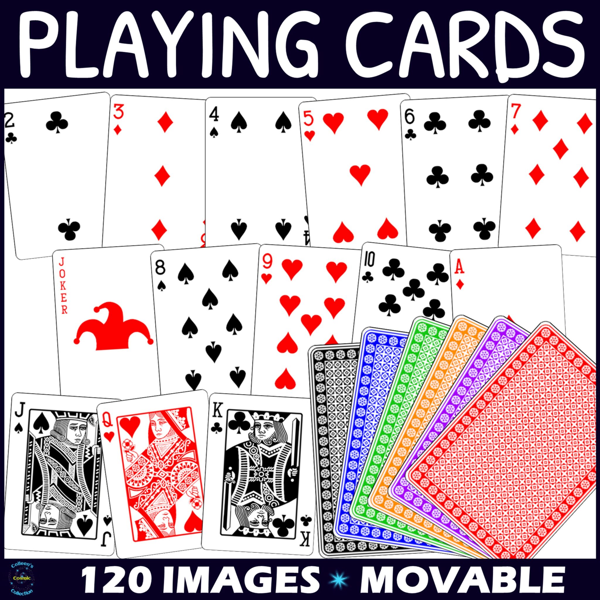 Playing Cards Clipart | Made By Teachers