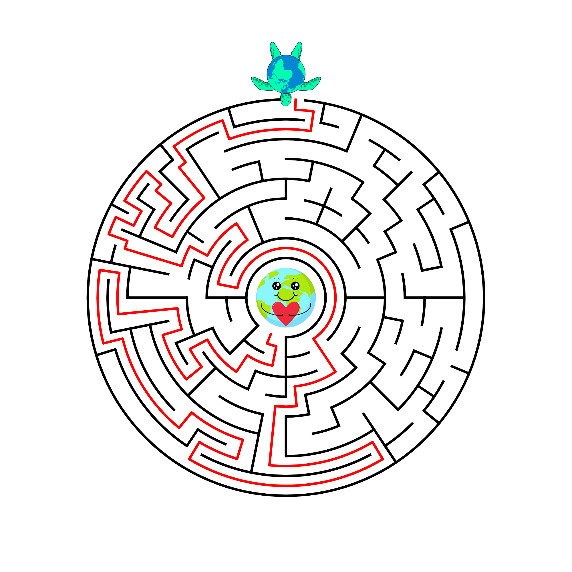 "Earth Day Quest" Maze and Word Search #EARH DAY ACTIVITY MAZE ...