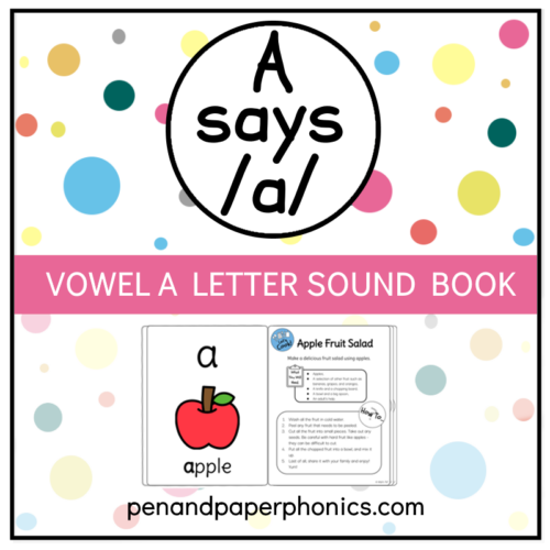 Vowel Letter Sound Book Bundle | Made By Teachers