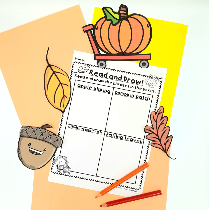Autumn Fall Reading Comprehension Worksheets Kindergarten 1st Grade ...