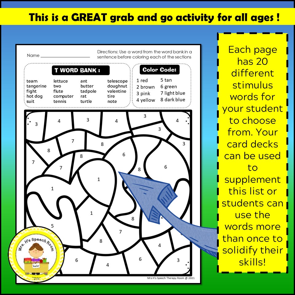 Earth Day Color by Code Speech Therapy | Made By Teachers