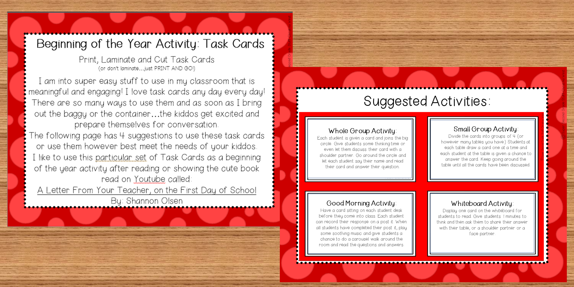 A Letter From Your Teacher Activities BUNDLE | Made By Teachers
