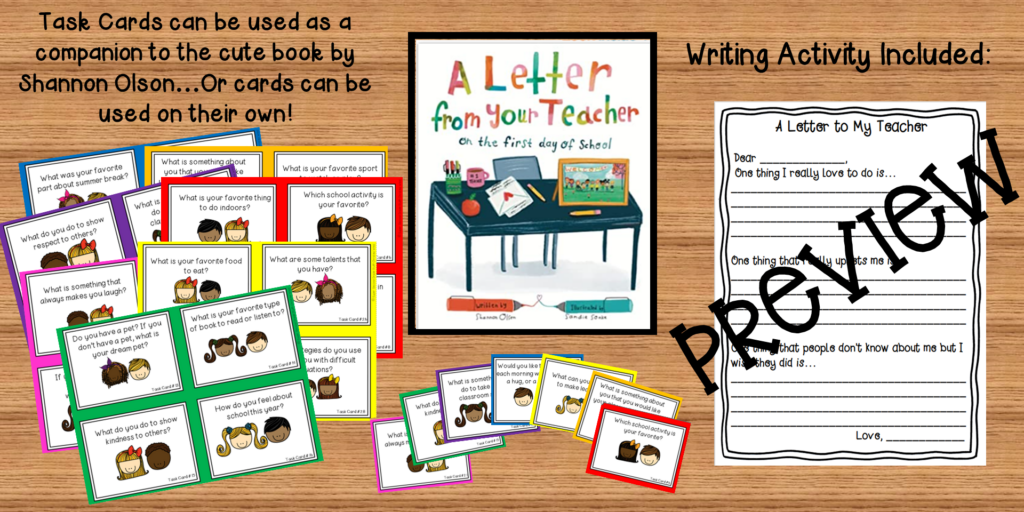 A Letter From Your Teacher Activities BUNDLE | Made By Teachers