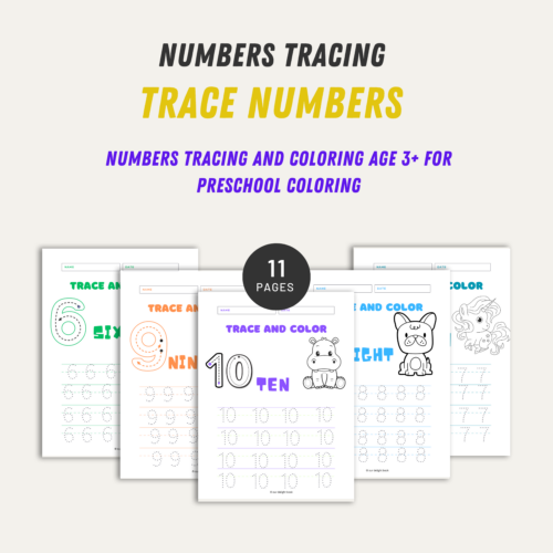 Number tracing worksheets for toddlers | Made By Teachers