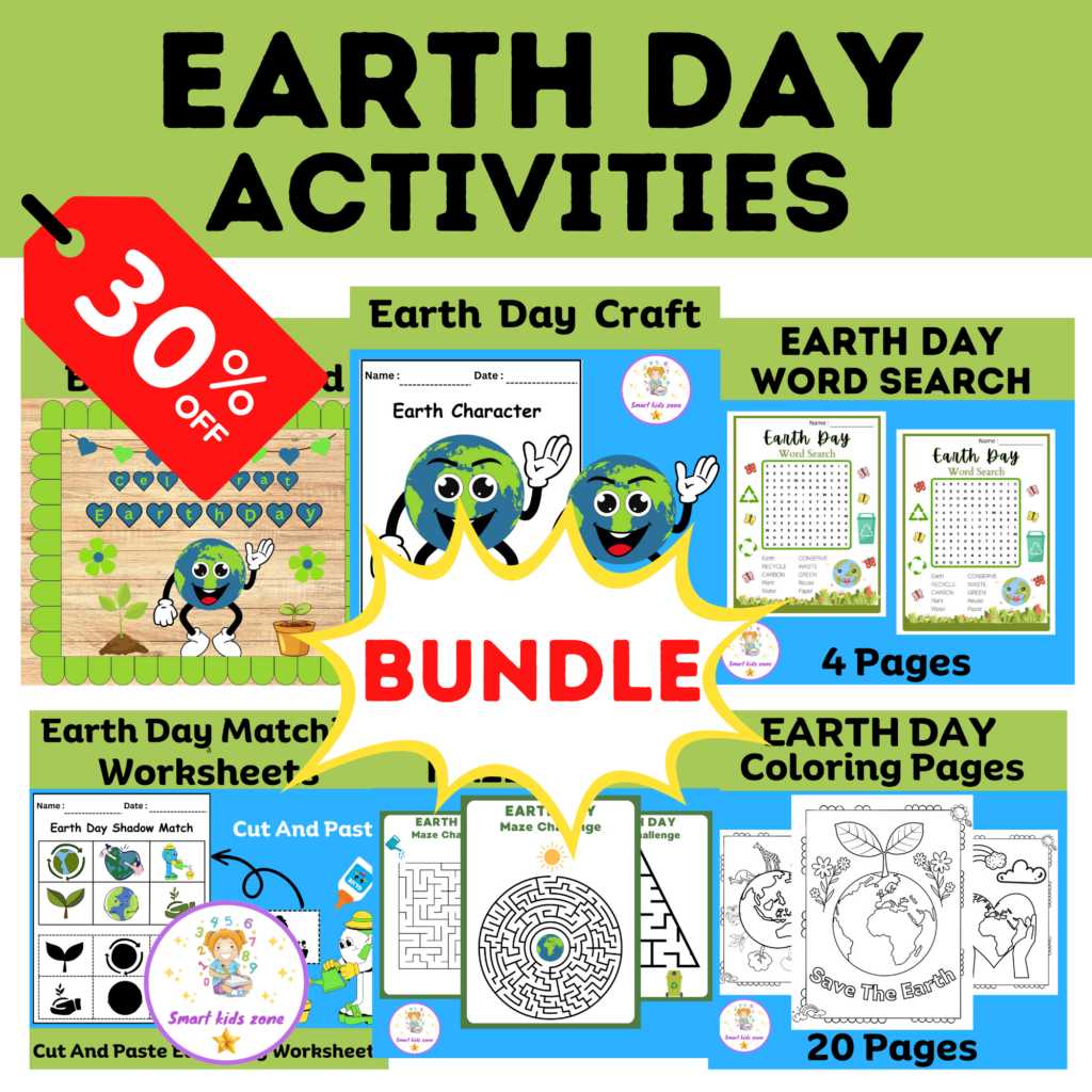Earth Day Activities Bundle | Earth Day Worksheets | Earth Day Bulletin ...