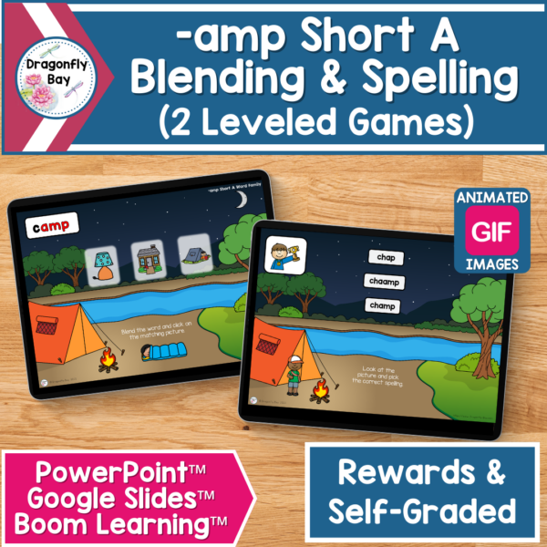 amp Short A Word Family Phonics Digital Game for PowerPoint™ Google ...