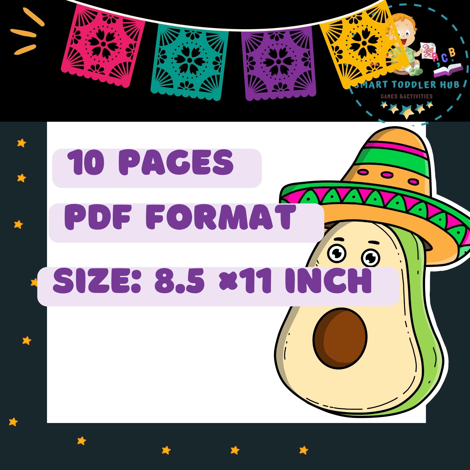 Cinco de Mayo Letter Writing and Coloring Worksheet: Celebrate with ...