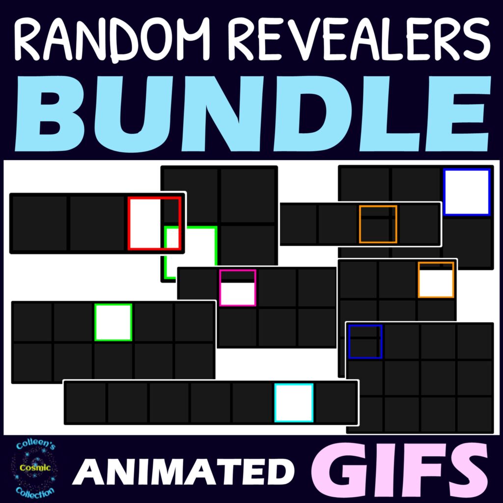 Random Revealers GIFs Clipart – 9 Blocks | Made By Teachers