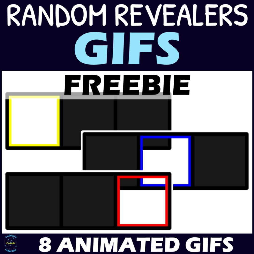 Random Revealers GIFs Clipart – 3 Blocks | Made By Teachers