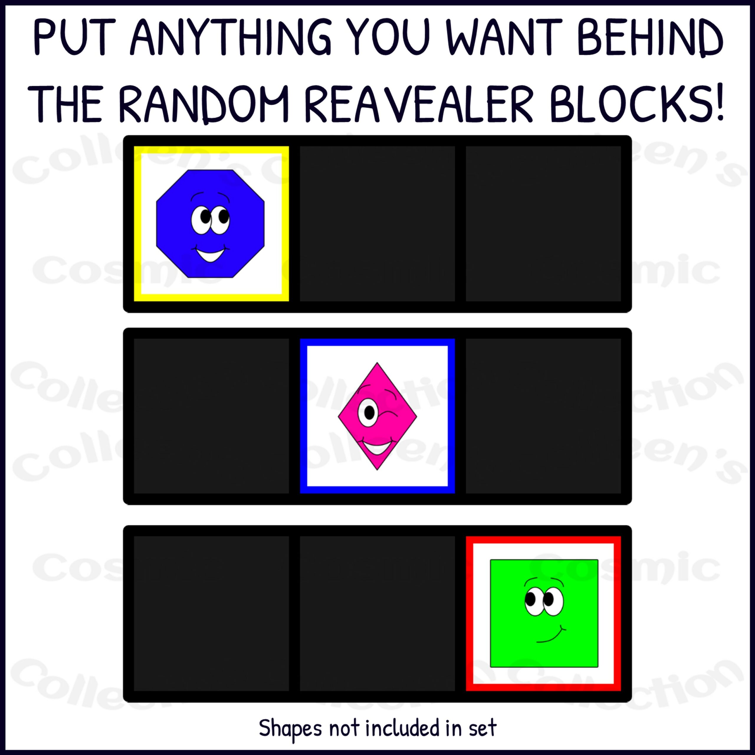 Random Revealers GIFs Clipart – 3 Blocks | Made By Teachers
