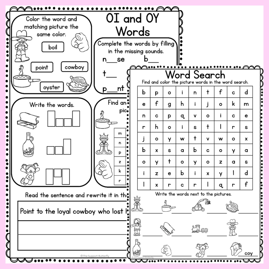 Diphthong Worksheets | Made By Teachers