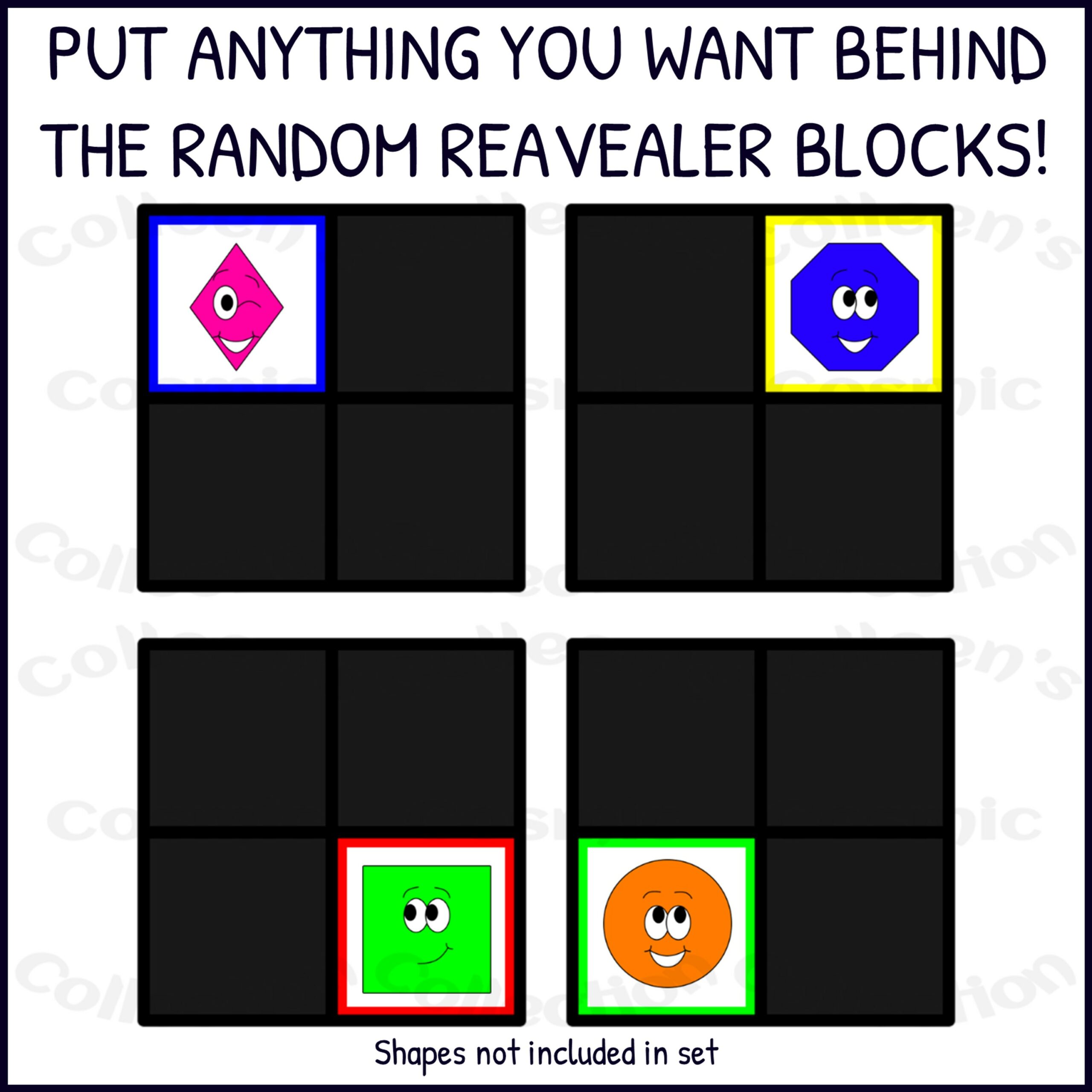 Random Revealers GIFs Clipart – 4 Blocks | Made By Teachers