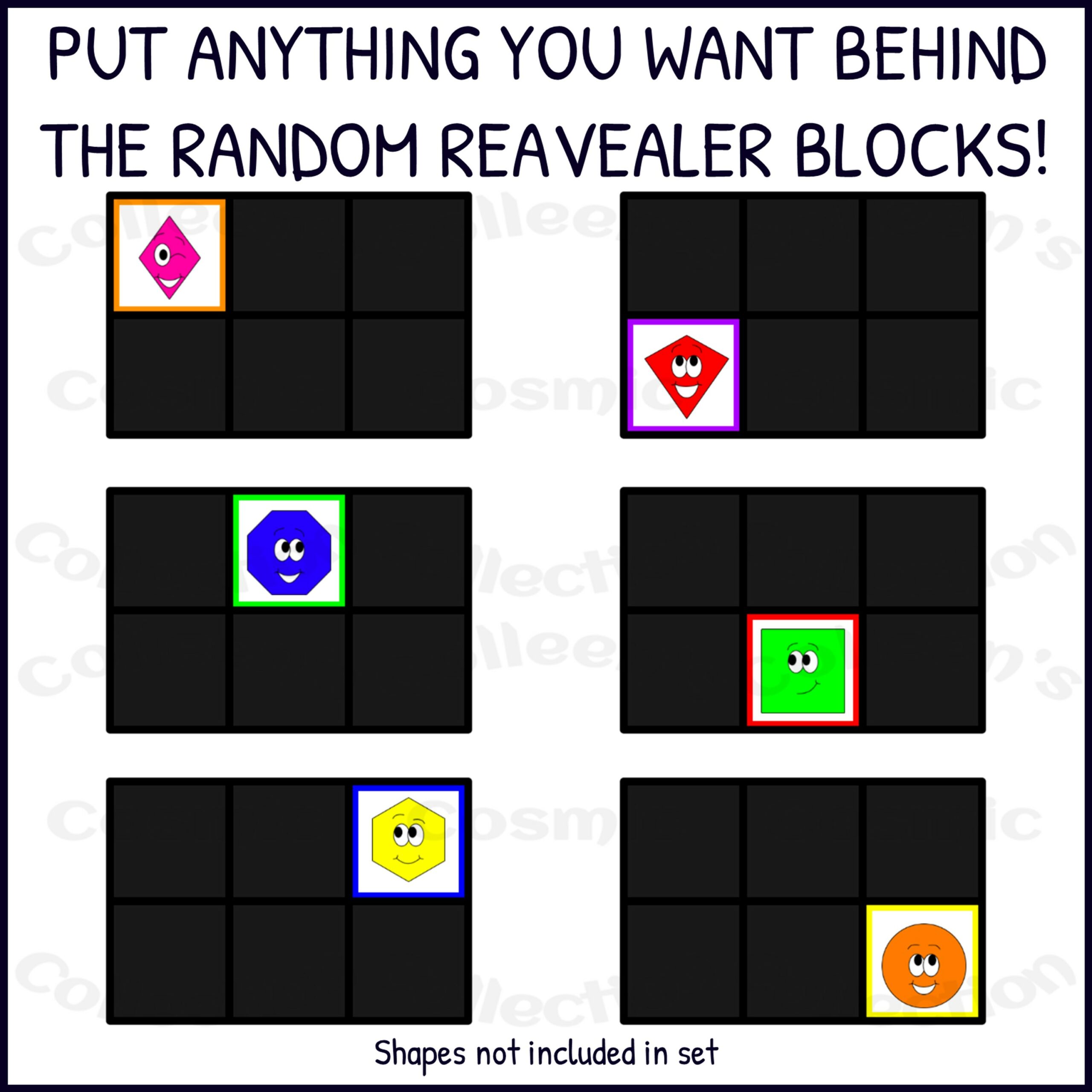 Random Revealers GIFs Clipart – 6 Blocks | Made By Teachers