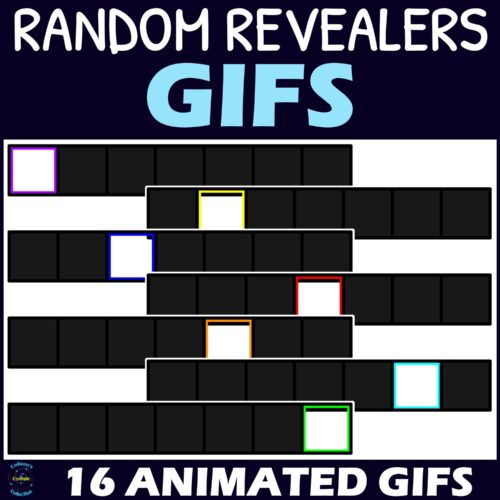 Random Revealers GIFs Clipart – 7 Blocks | Made By Teachers