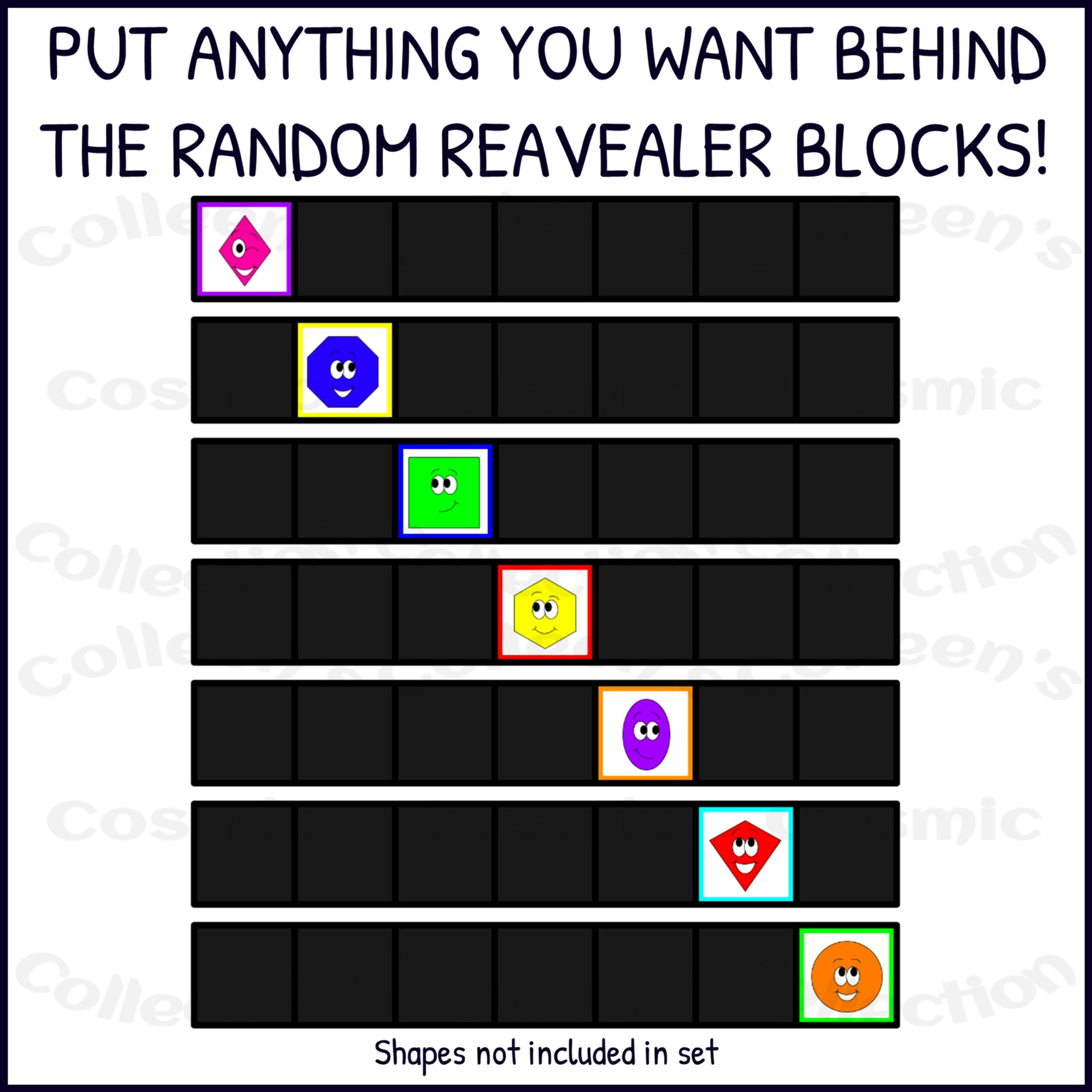 Random Revealers GIFs Clipart – 7 Blocks | Made By Teachers