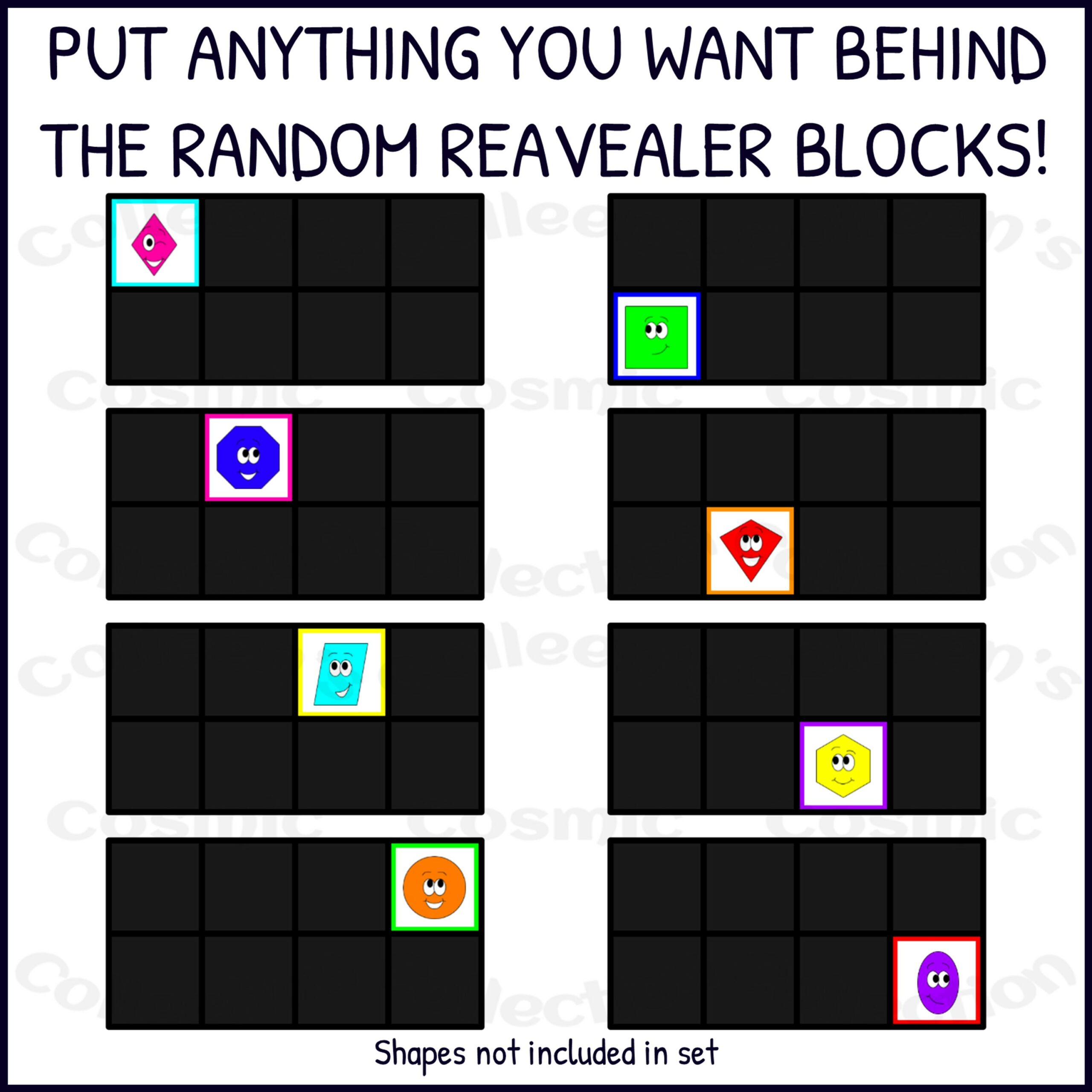 Random Revealers GIFs Clipart – 8 Blocks | Made By Teachers