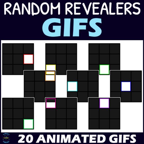 Random Revealers GIFs Clipart – 9 Blocks | Made By Teachers