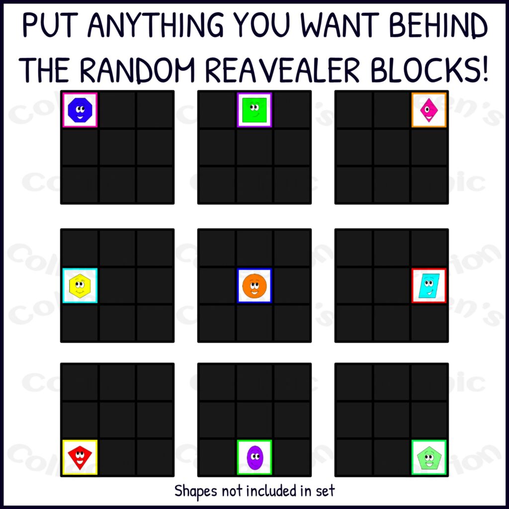 Random Revealers GIFs Clipart – 9 Blocks | Made By Teachers