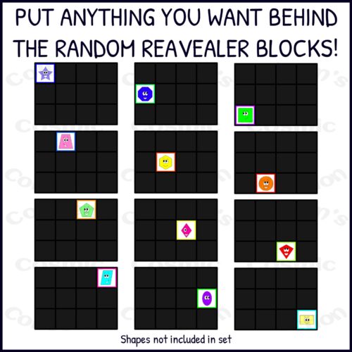 Random Revealers GIFs Clipart – 12 Blocks | Made By Teachers