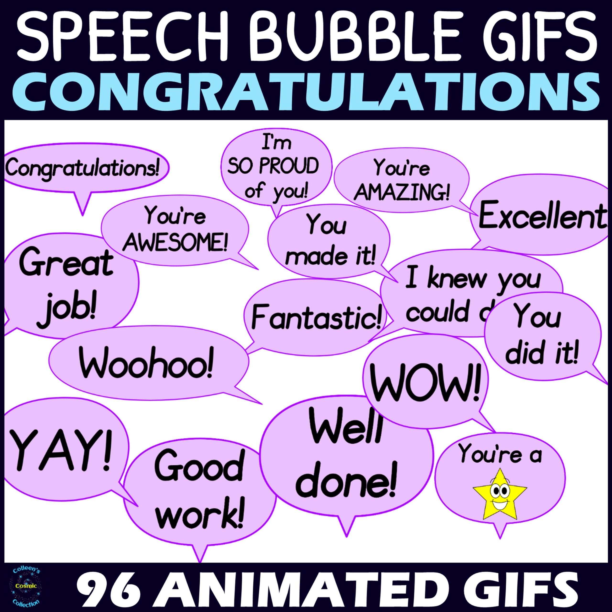 Congratulations Animated Graphics
