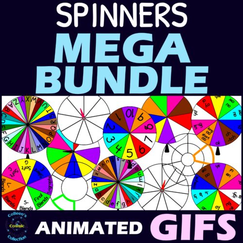 Animated GIF Spinners Clipart MEGA BUNDLE | Made By Teachers