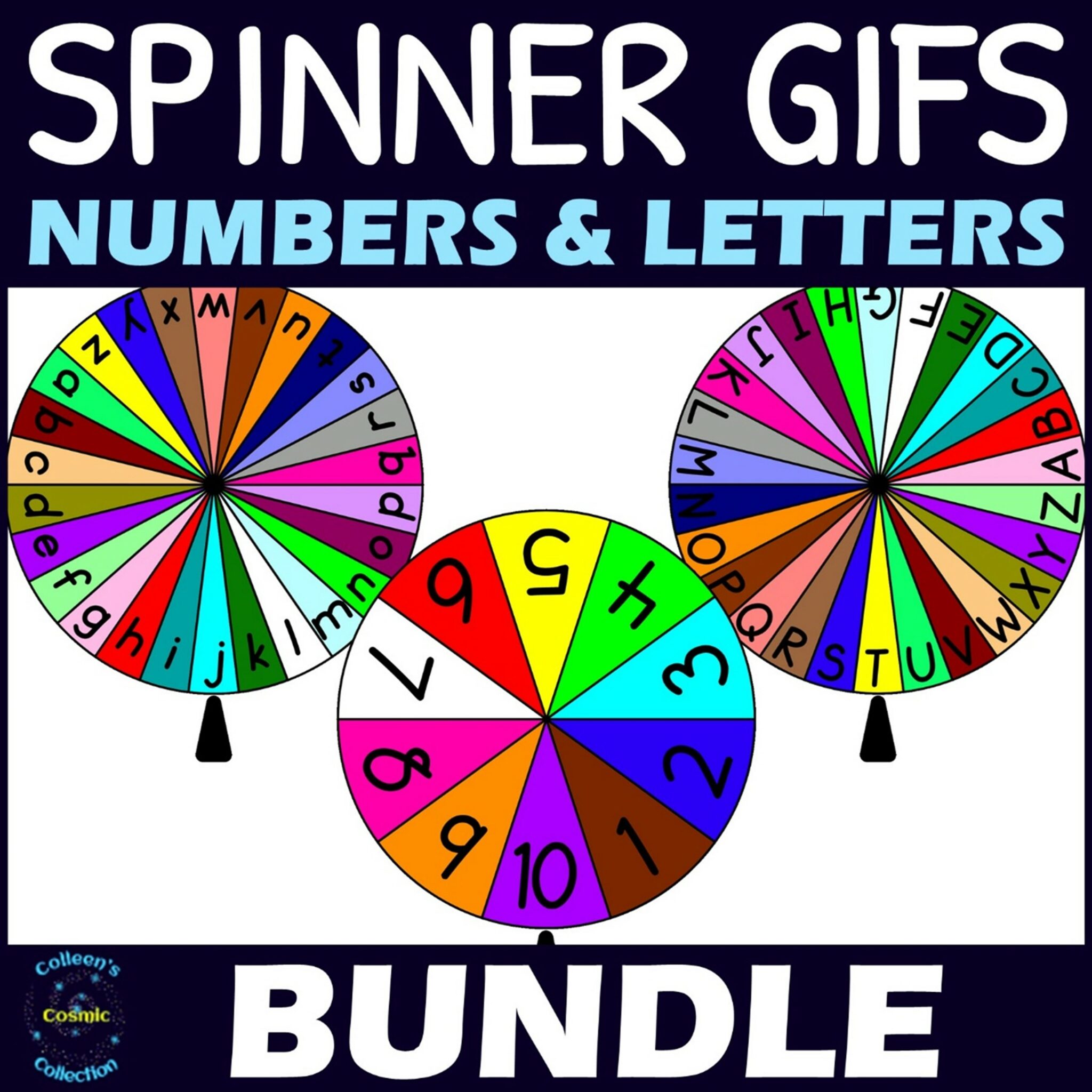 Animated GIF Spinners Clipart MEGA BUNDLE | Made By Teachers