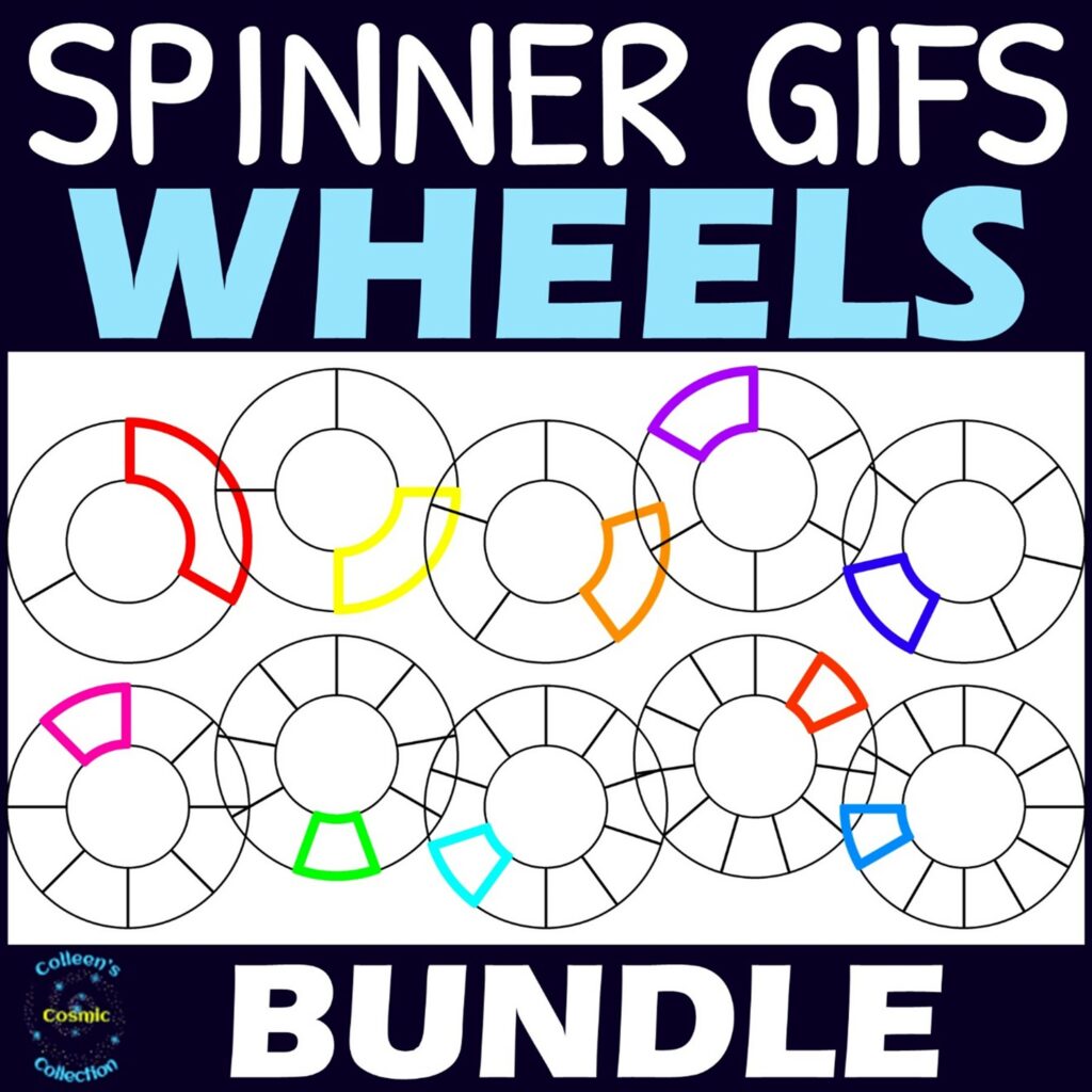 Animated GIF Spinners Clipart MEGA BUNDLE | Made By Teachers