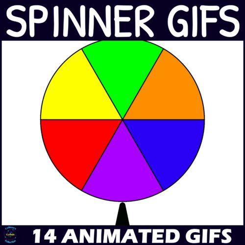 Animated GIF Color Spinners Clipart BUNDLE | Made By Teachers