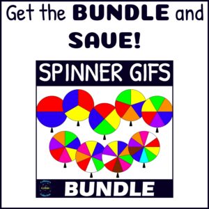 Animated GIF Spinners Clipart – 10 Colours | Made By Teachers